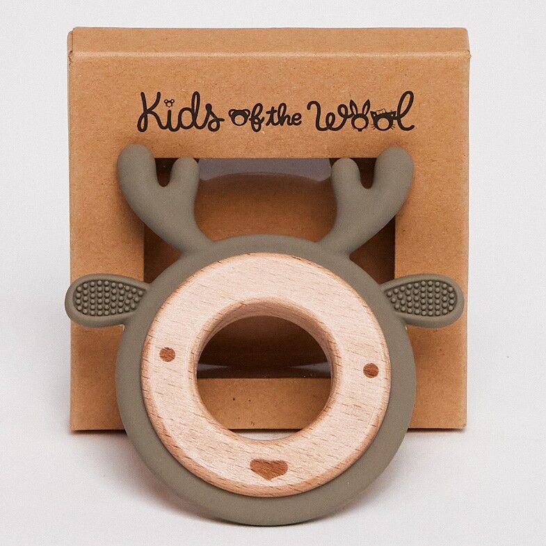 Buy wholesale Gray DEER teething rings