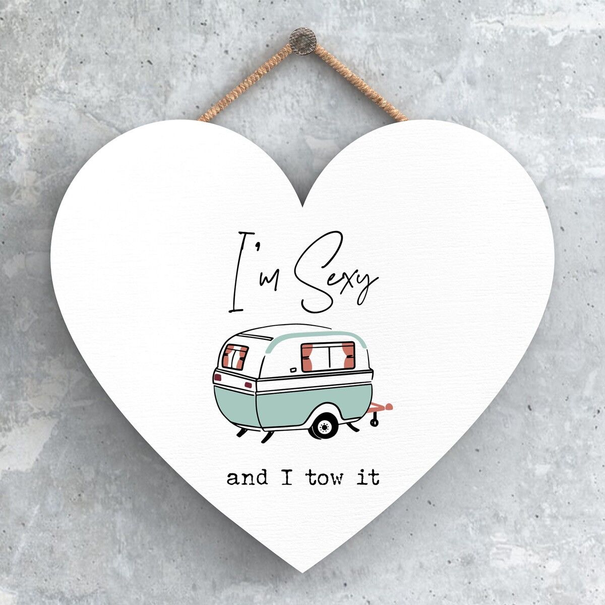 Buy wholesale P3730 - I'M Sexy Camper Caravan Camping Themed Hanging Plaque