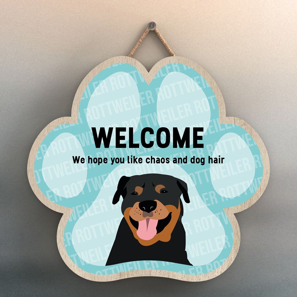 Achat P5537 - Rottweiler Welcome Chaos And Dog Hair Katie Pearson ...