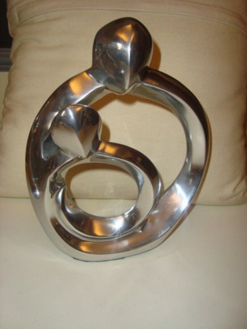 Achat Statue double ronde en aluminium en gros