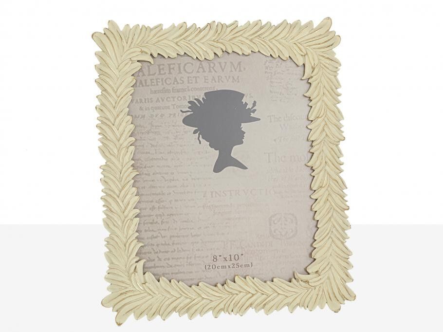 Buy wholesale PHOTO FRAME RESIN CREAM LEAVES - Model 1 - 20x25cm