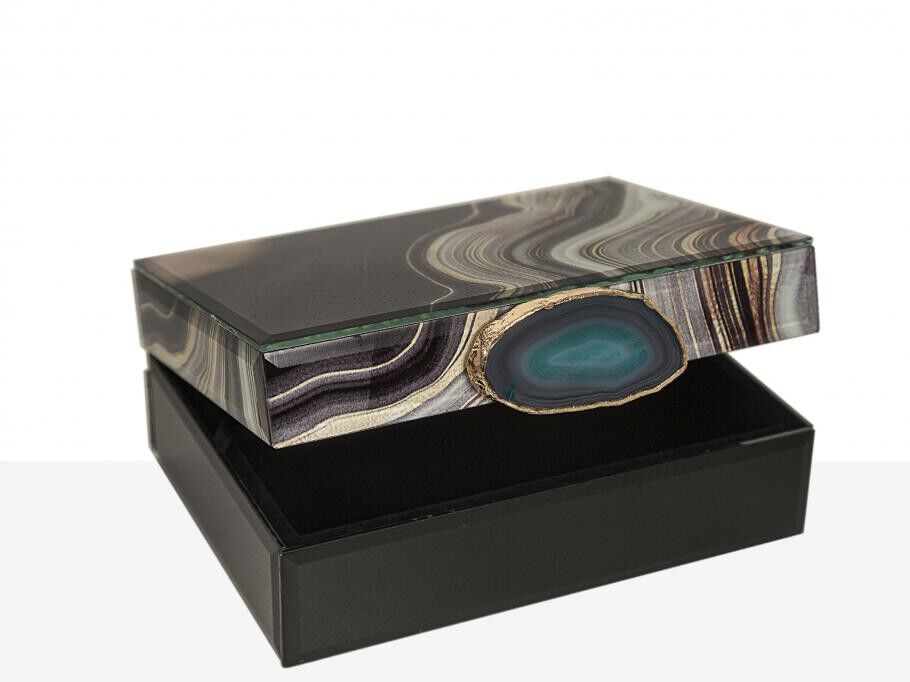 Buy wholesale RECTANGULAR GLASS BOX - Model 2