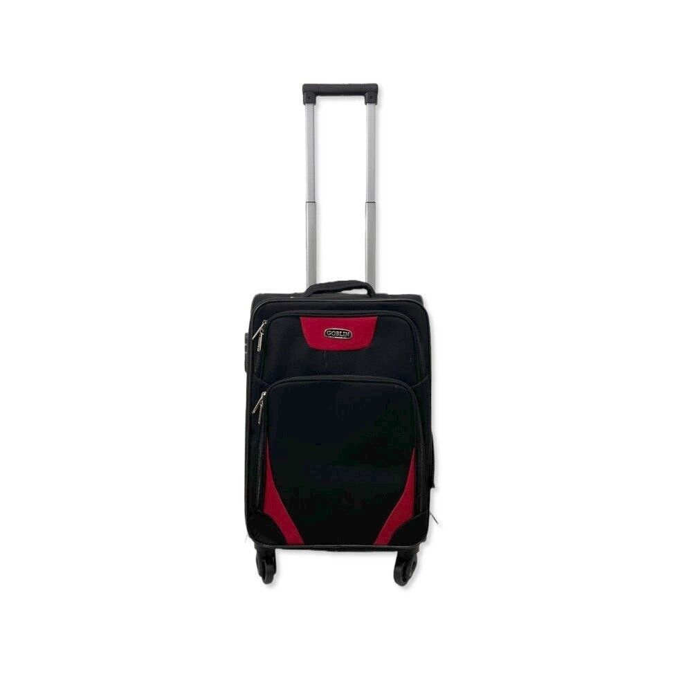 Buy wholesale Cabin Suitcase Thunder+ Soft AF- 5 Black/Red Assembled in ...