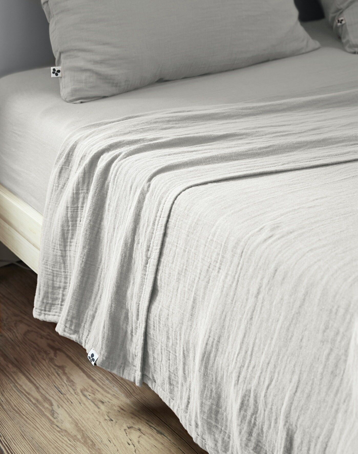 Achat Drap plat 270 x 300 cm GAÏA Nuage en gros