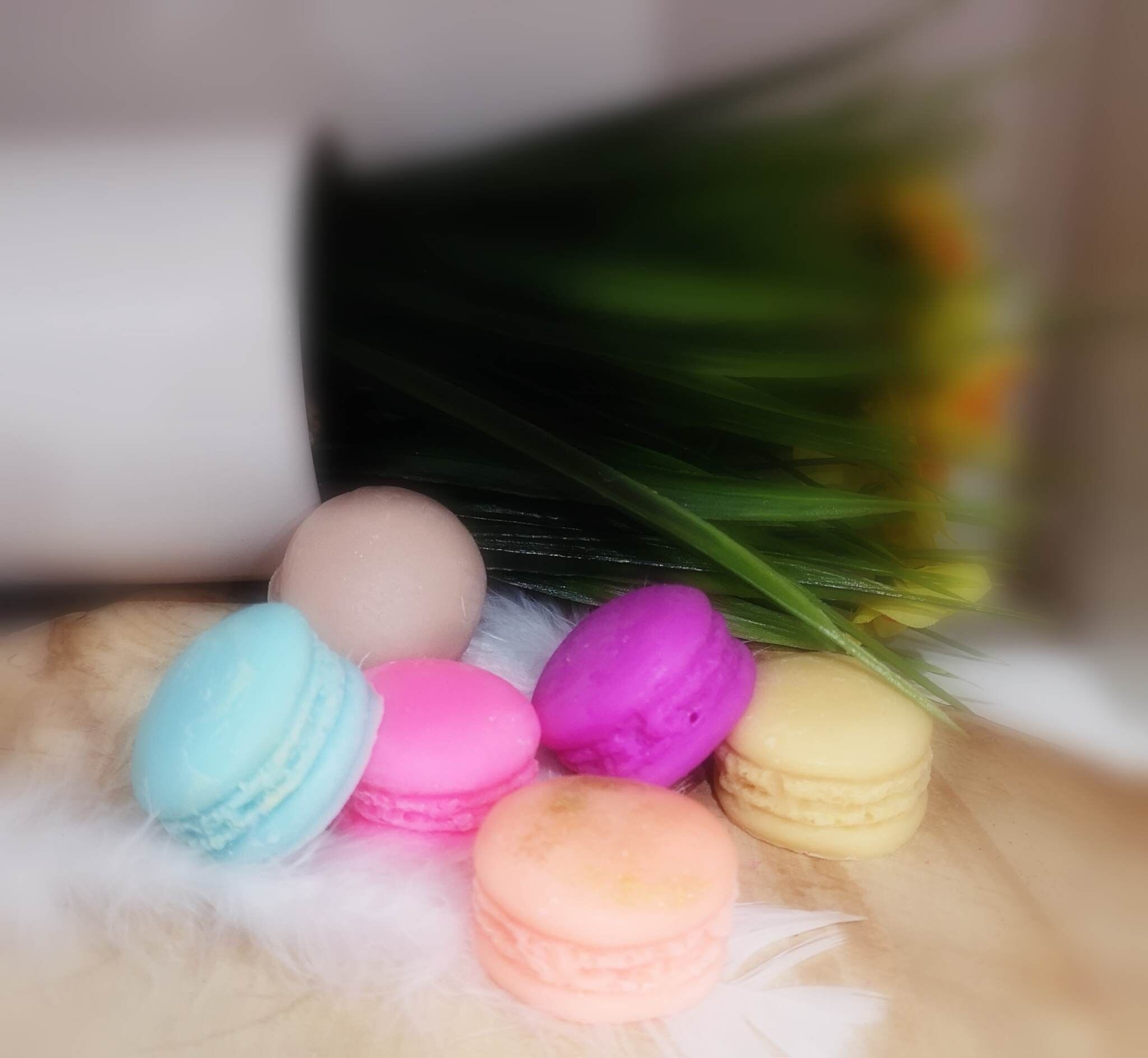 Achat Fondants de cire parfumé forme macaron en gros