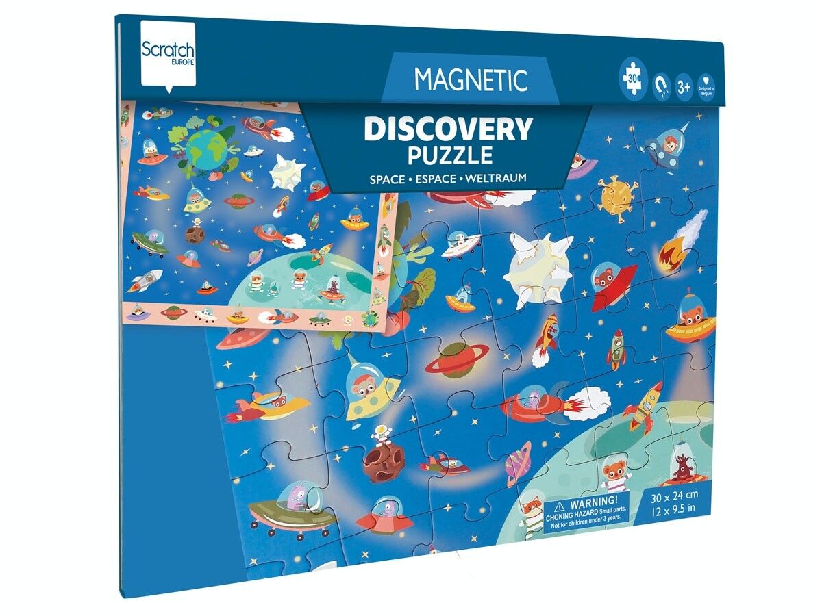 Buy wholesale Magnetic Scratch Puzzle: DISCOVERY - SPACE 30pcs 24.5x30 ...