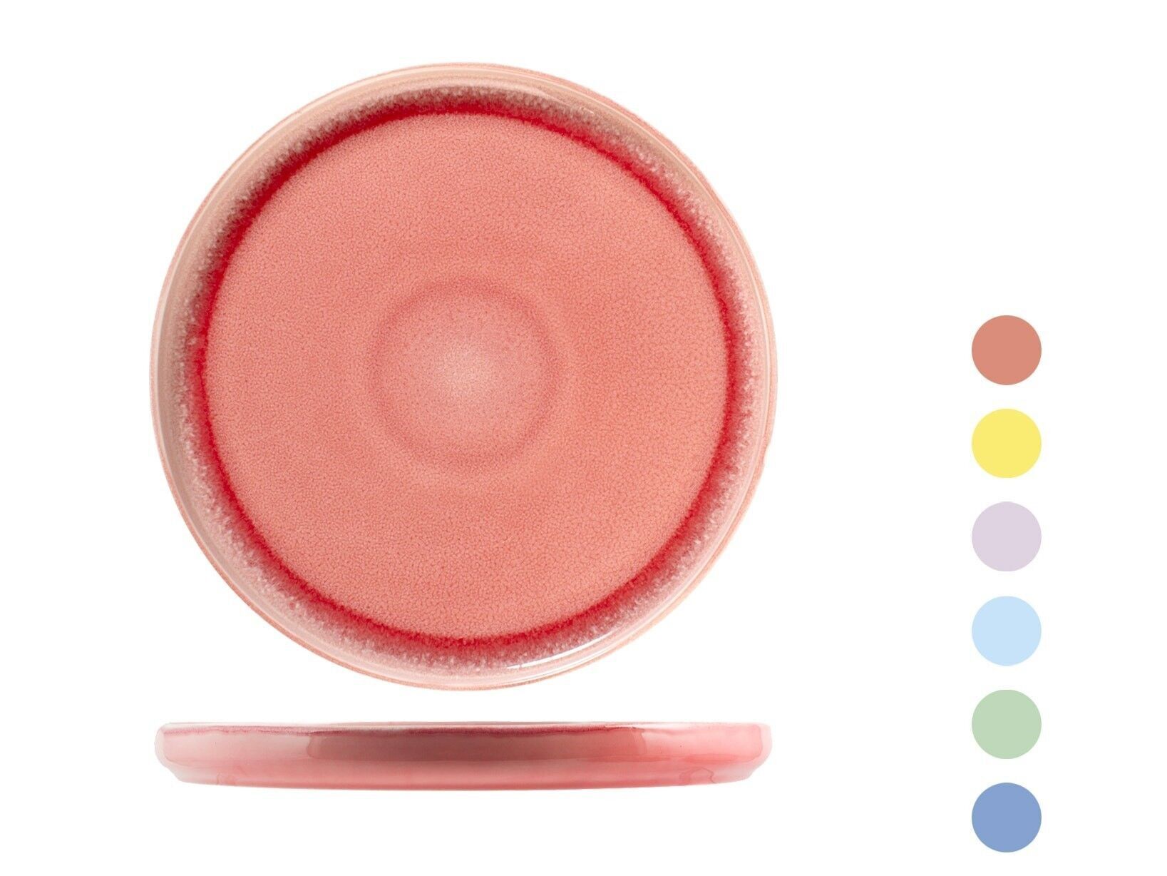 Achat Assiette plate Coachella en porcelaine fine cm 26 couleurs ...