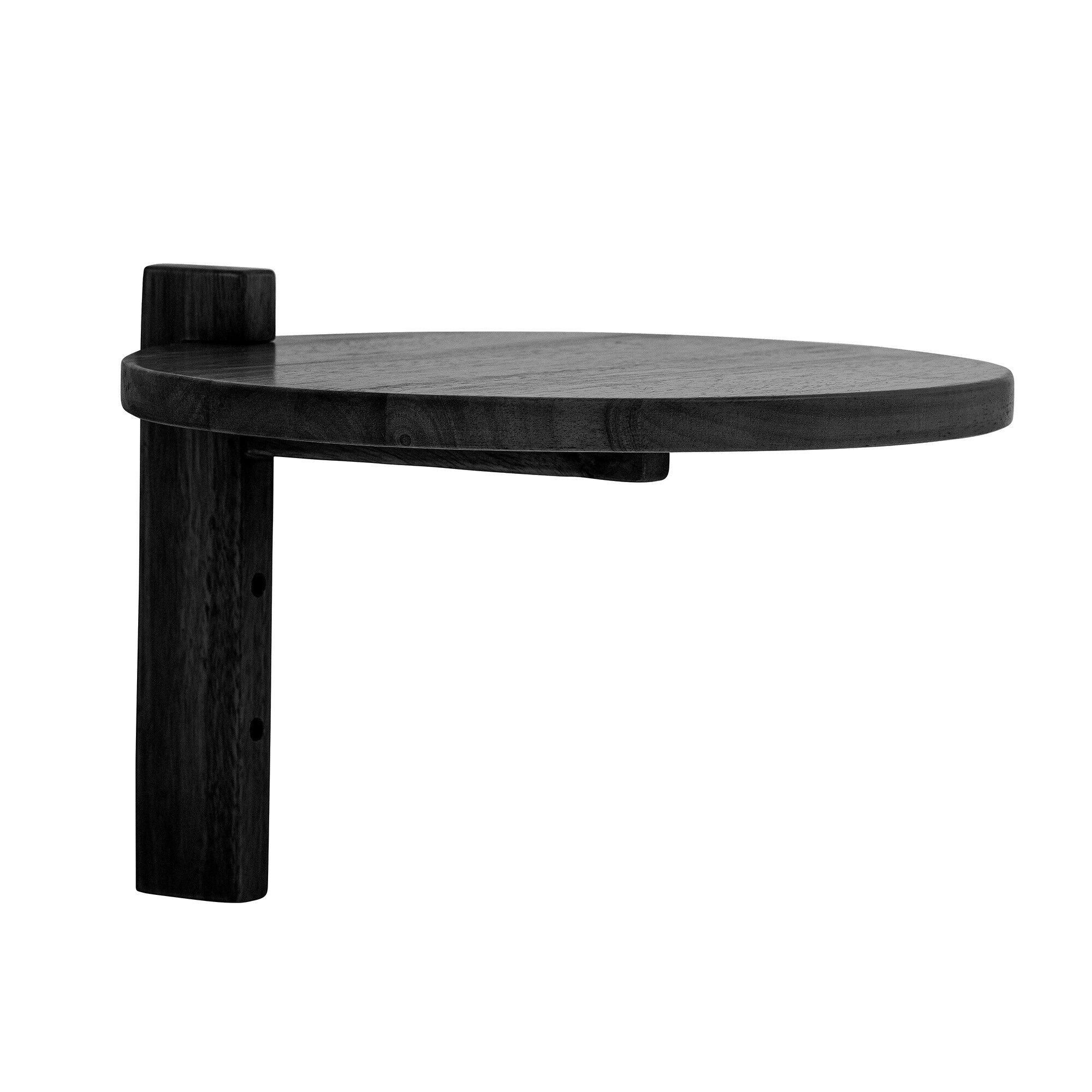 Buy wholesale Manu Shelf, Black, Rubberwood