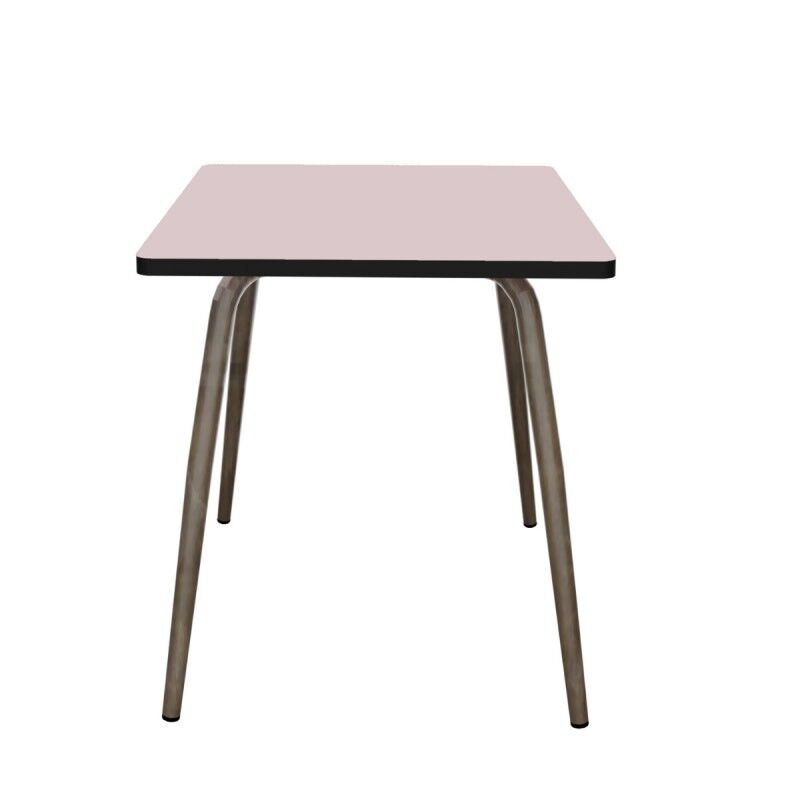 Buy wholesale Retro Vera Table – Plain Powder Pink Raw Legs – 70×70