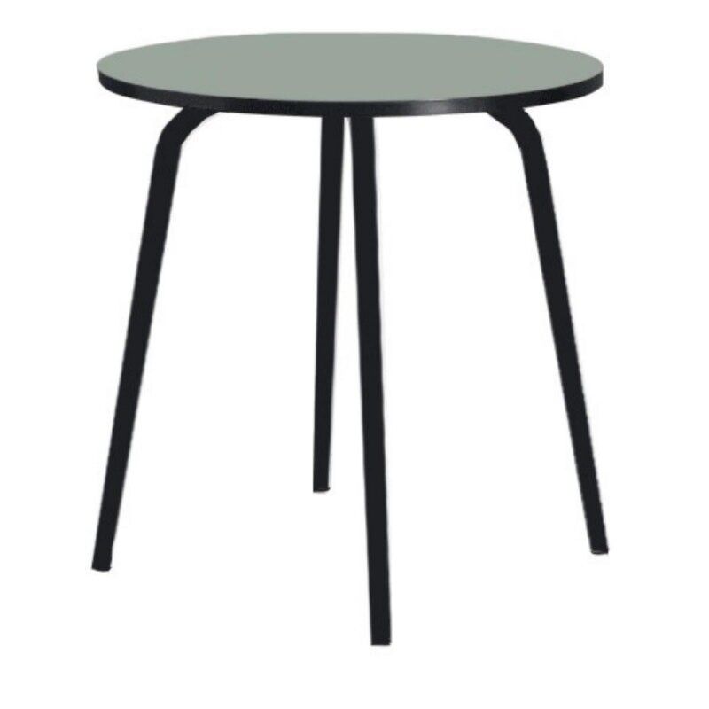 Buy wholesale Léon Round Table – Plain Khaki Black Legs