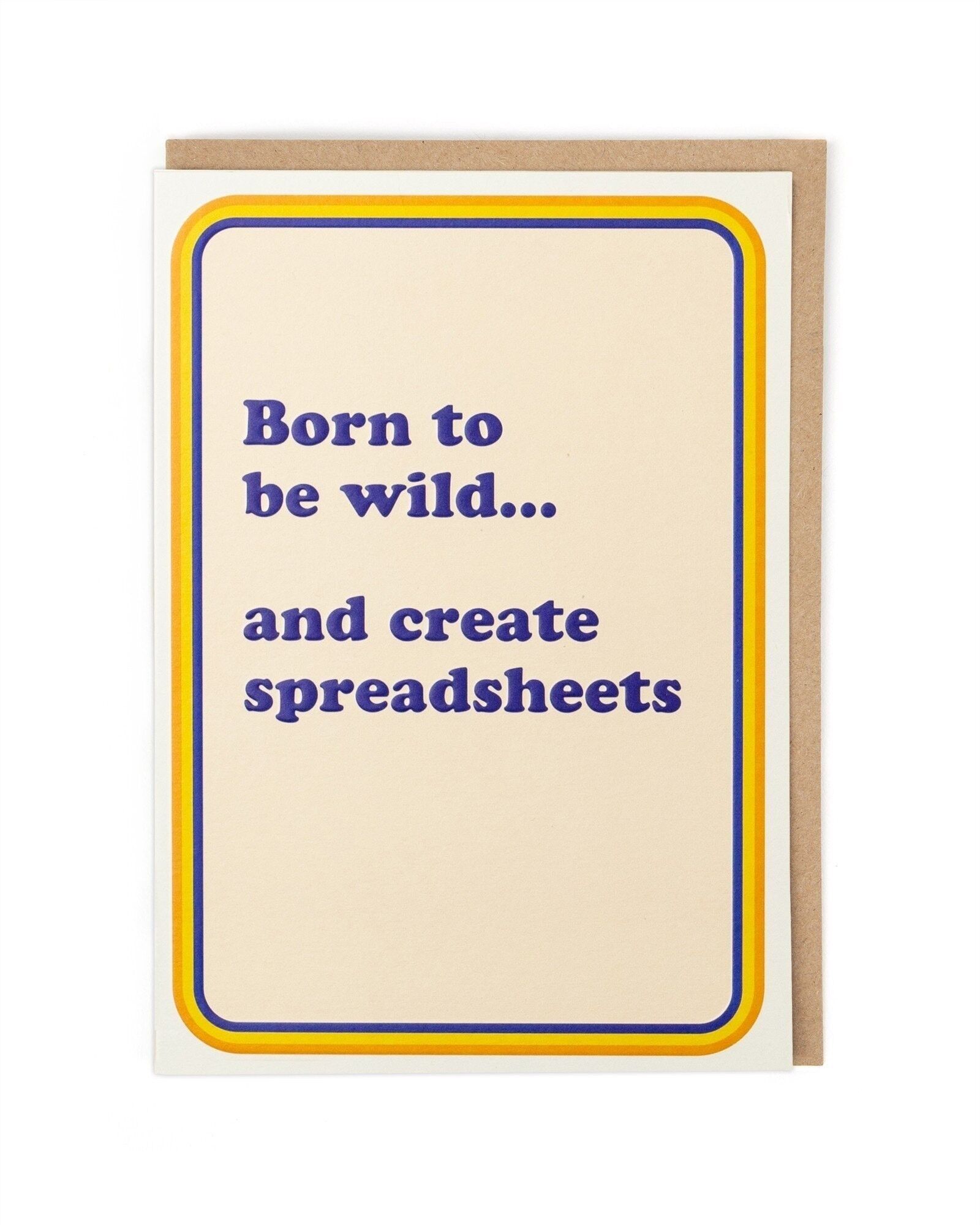 Buy wholesale Create Spreadsheets Greeting Card