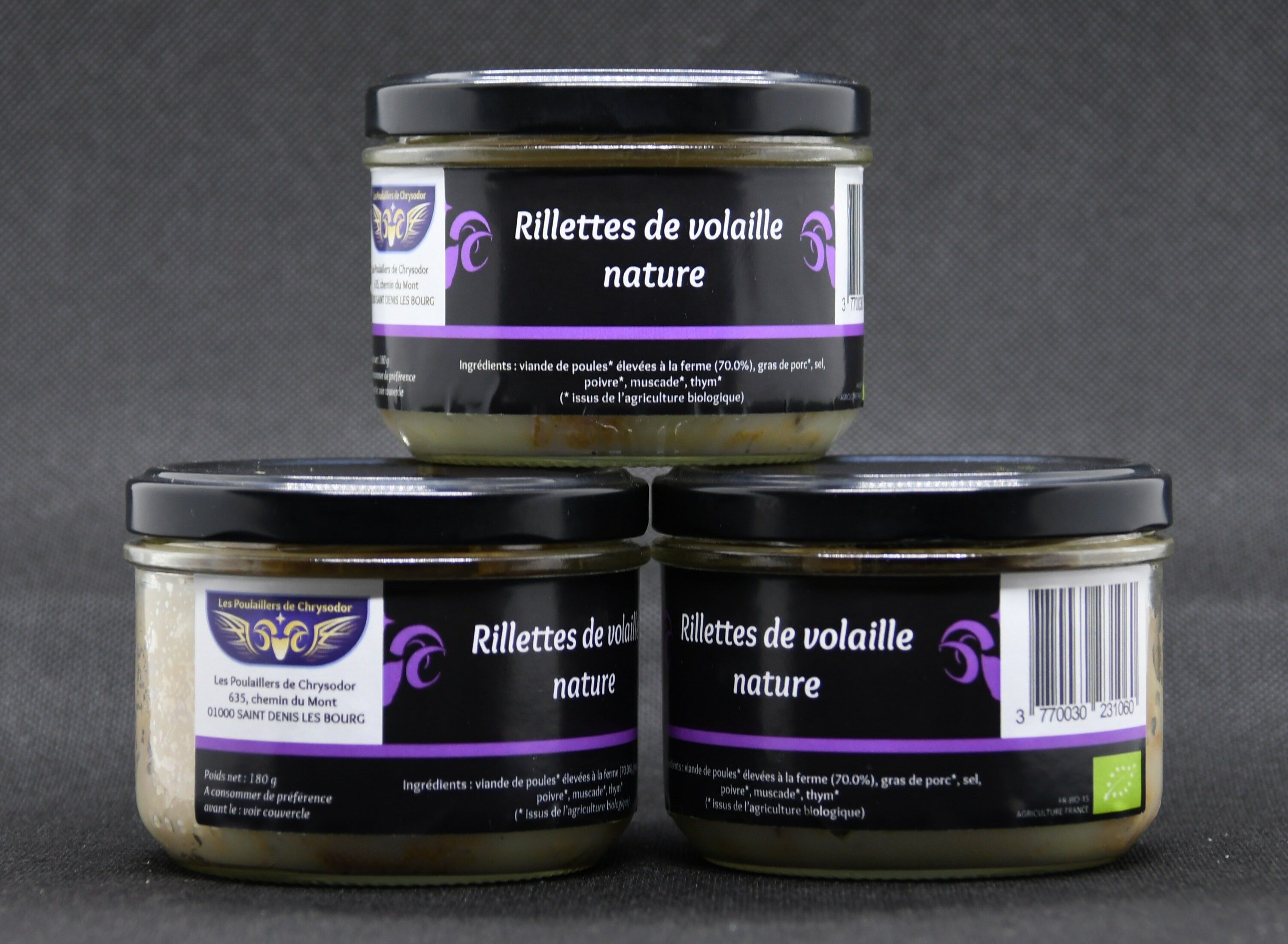 Buy wholesale Natural poultry rillettes 180g - AB