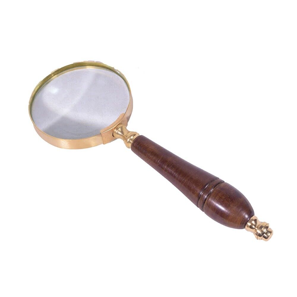 Buy wholesale Magnifying Glass 3x8" with wooden handle