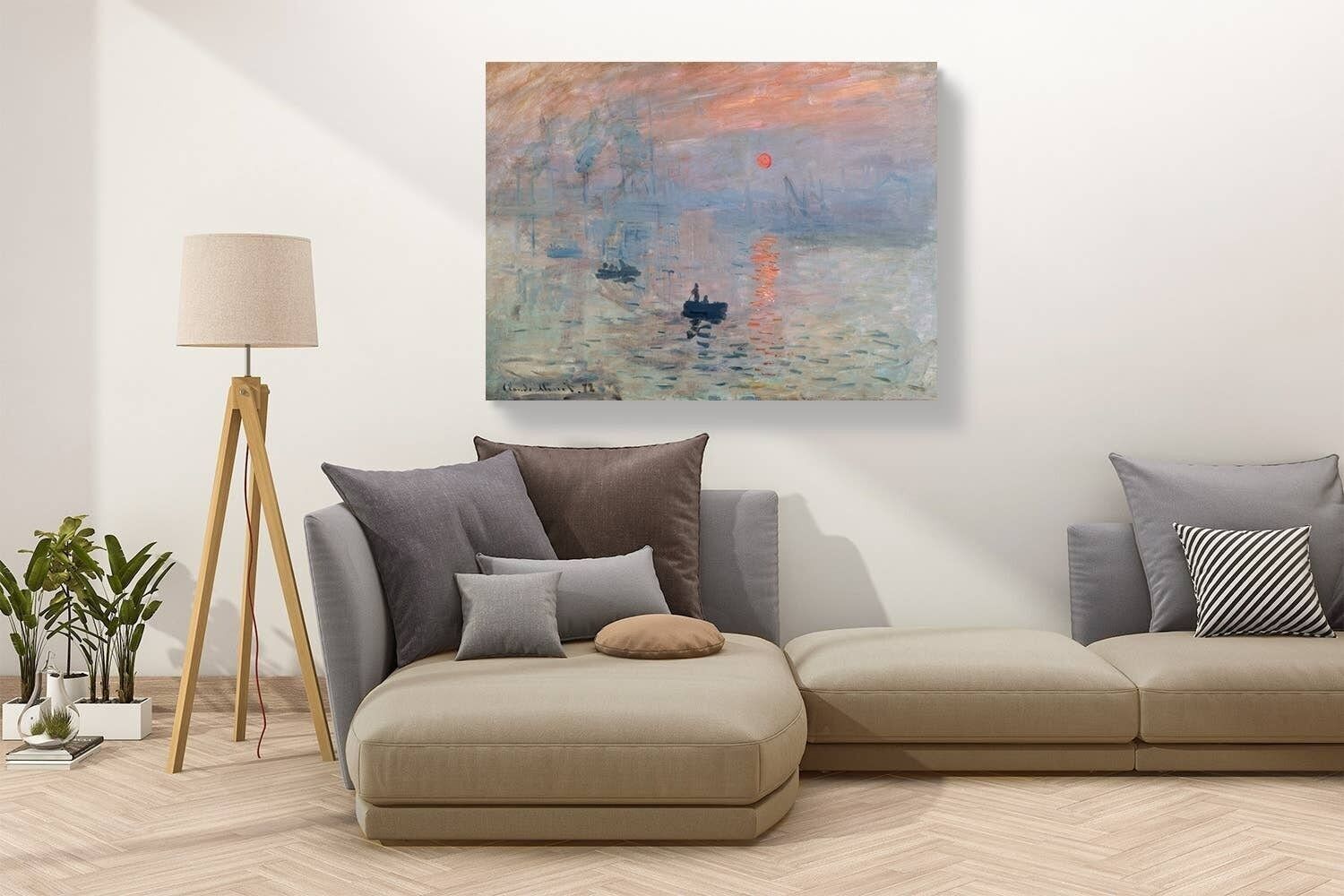 Buy wholesale Museum Quality Canvas Print: Claude Monet, Impression of ...