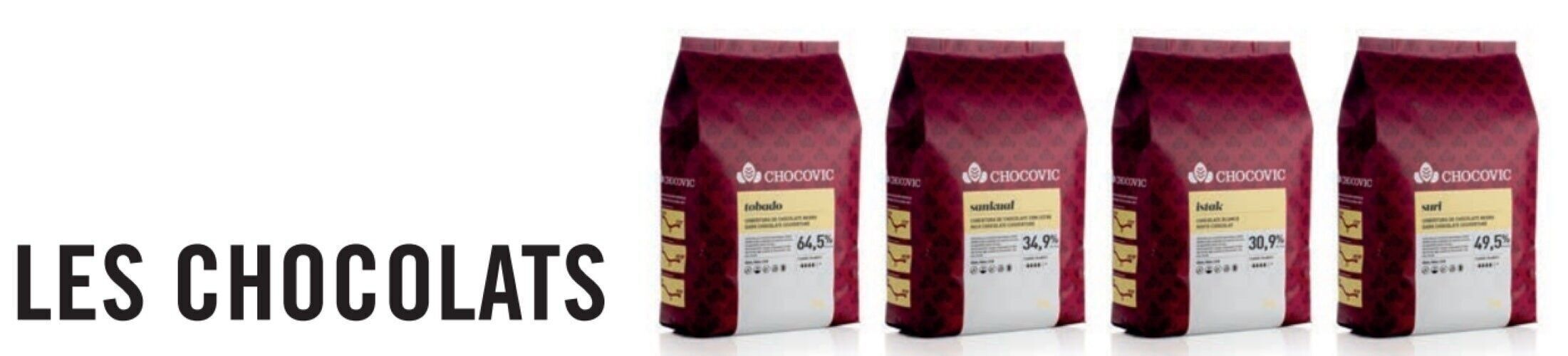 Achat CHOCOVIC - SURI (chocolat noir 49% beurre 26%) en gros