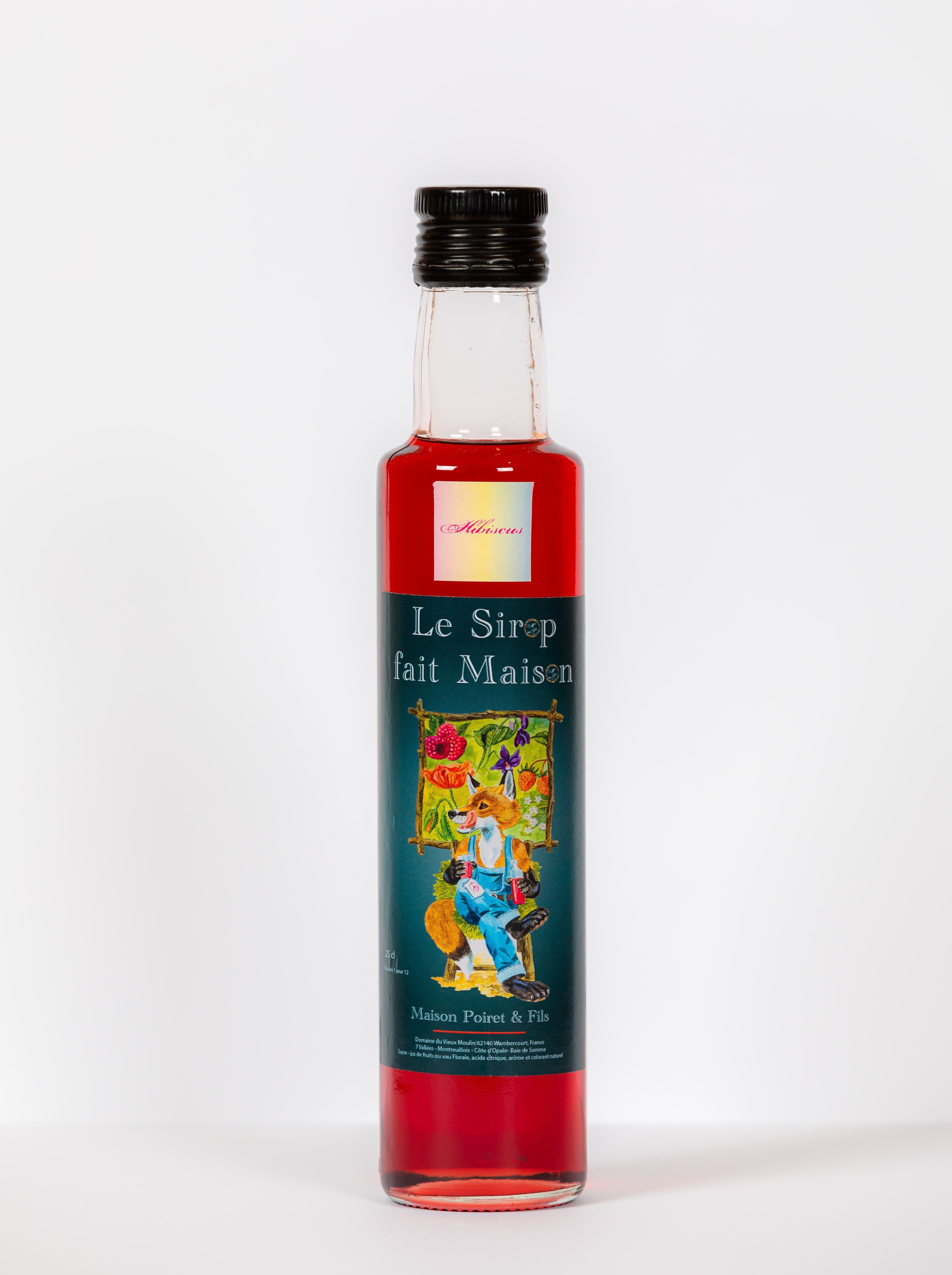 Achat Sirop de FLEURS D'HIBISCUS ARTISANAL 50CL en gros