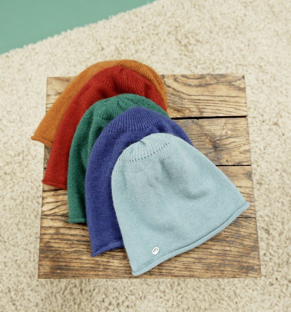 Achat Bonnet avec bord roulé par Summit by pos.sei.mo, taille unique ...