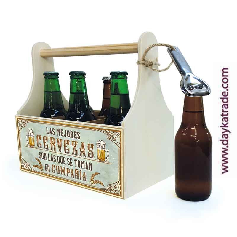 Achat PRE-BEER - BOÎTE À BIÈRE EN BOIS AVEC DÉCAPSULEUR + TISSU ...