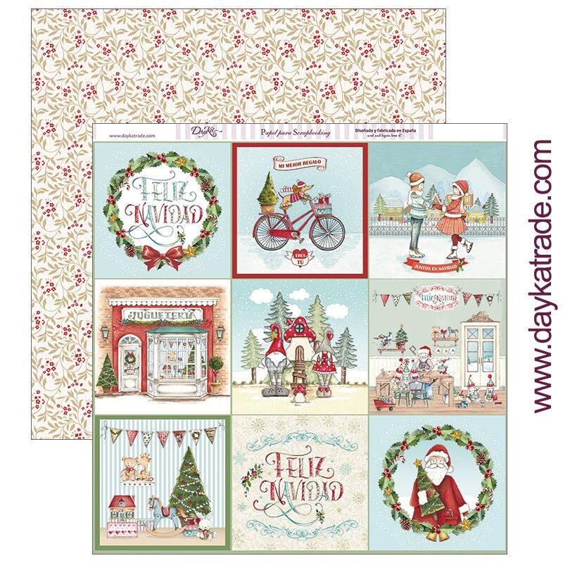 Achat SCP-289 Papier brouillon "Étiquettes de Noël" Dayka en gros