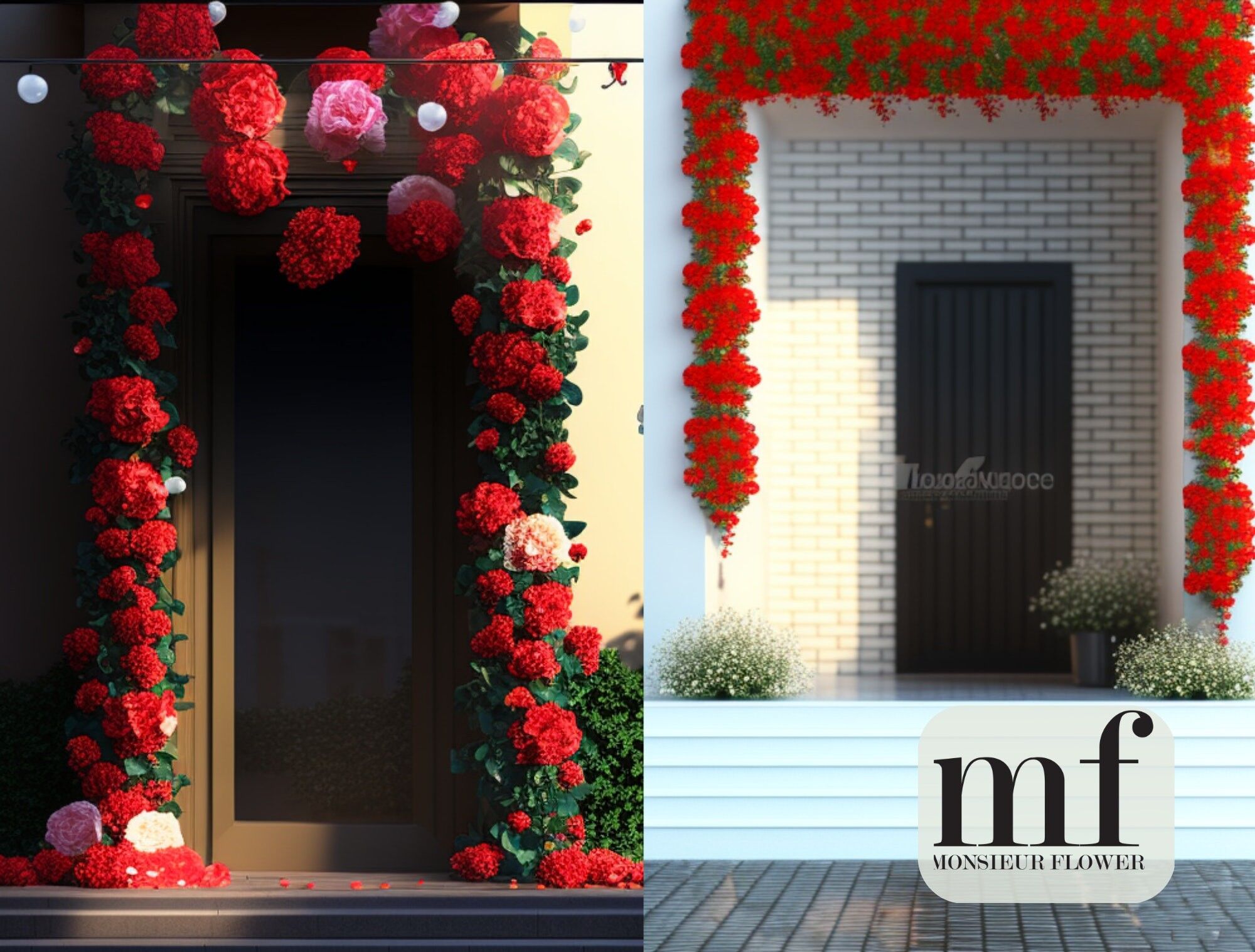 Buy wholesale Personalized flower facade design