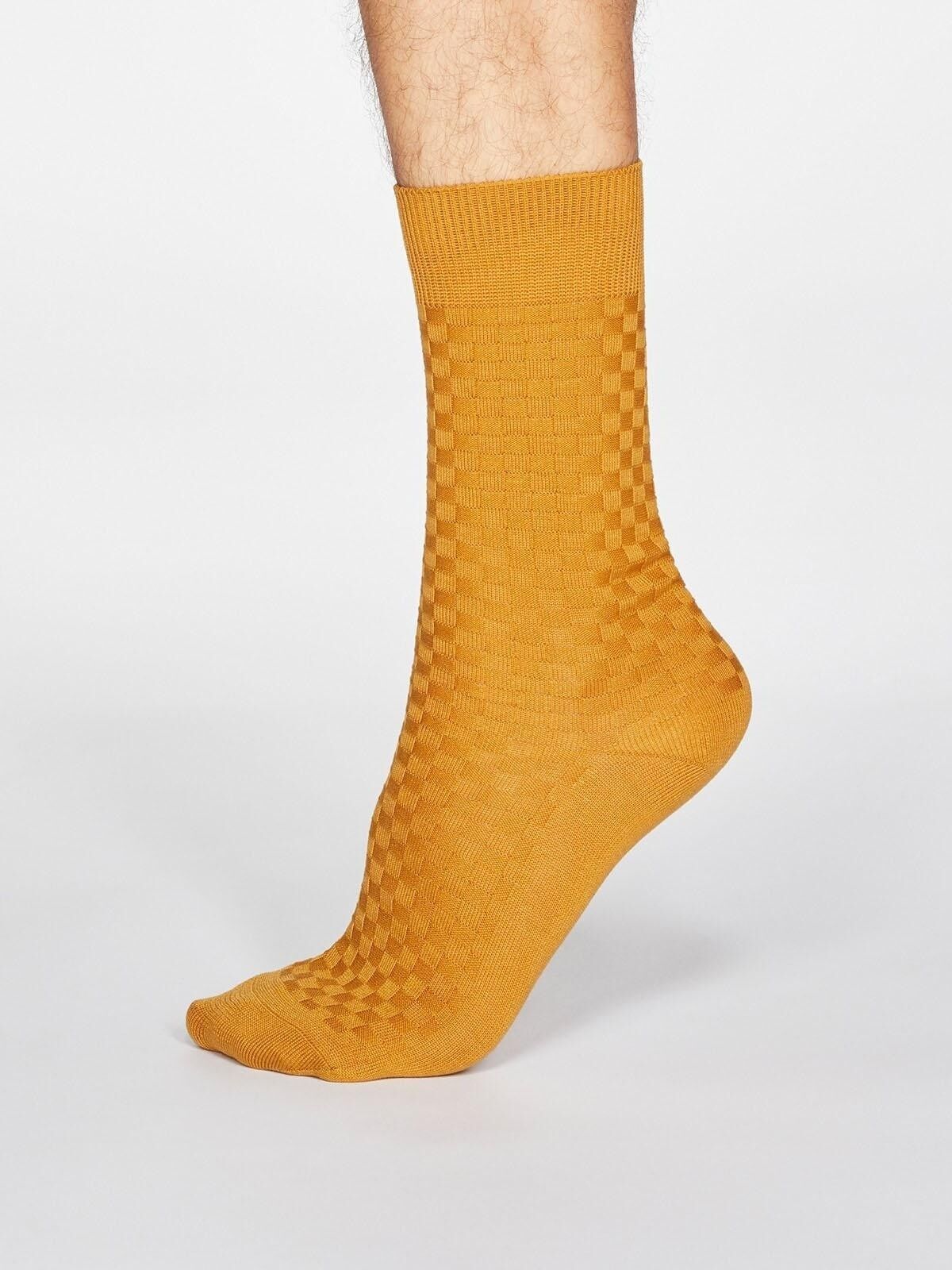Buy wholesale CAMERON DRESS SOCKS - MUSTARD YELLOW