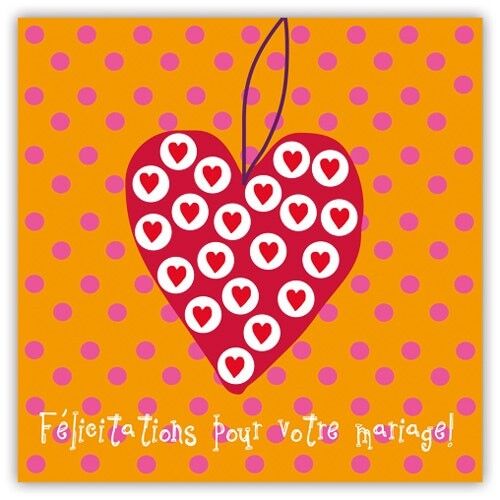 Buy wholesale Felicitations for your marriage (SKU: 0135FR)