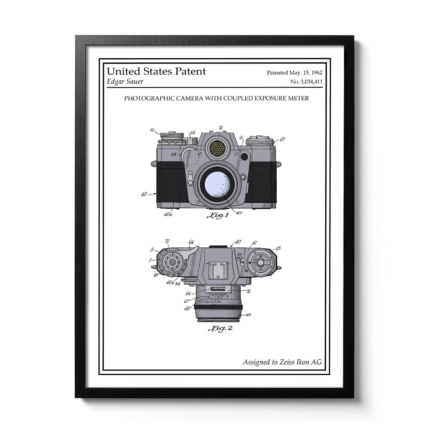Buy wholesale Slr Camera Color Patent Poster