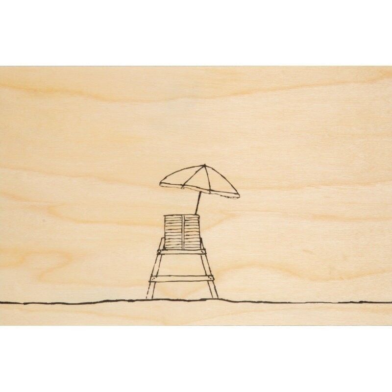 Buy wholesale Wooden Postcard - B&W Rescuer