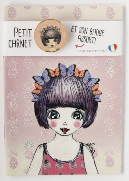 Achat Carnet badgé Nina en gros