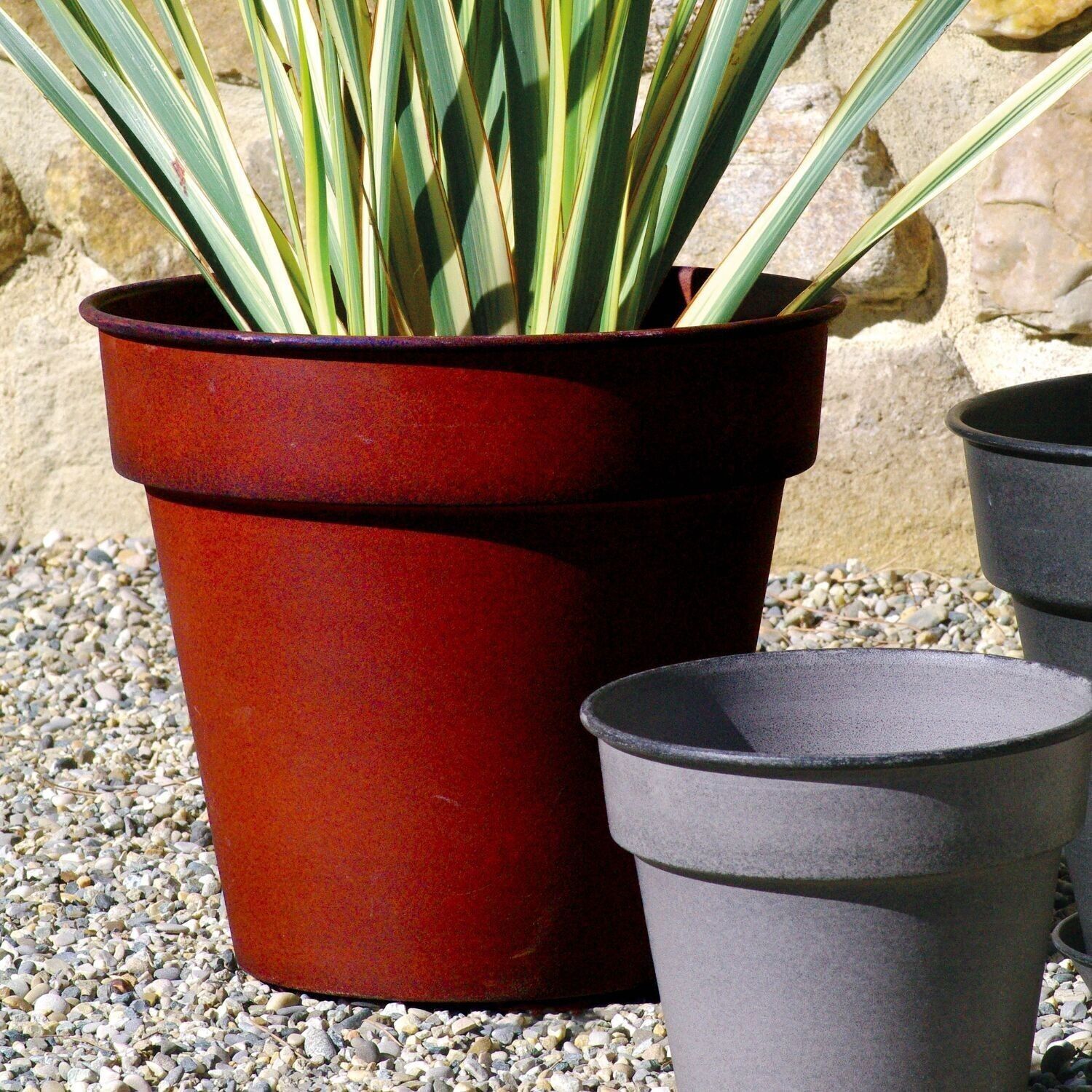 Buy wholesale Red metal pot | DOMETAL (big size)