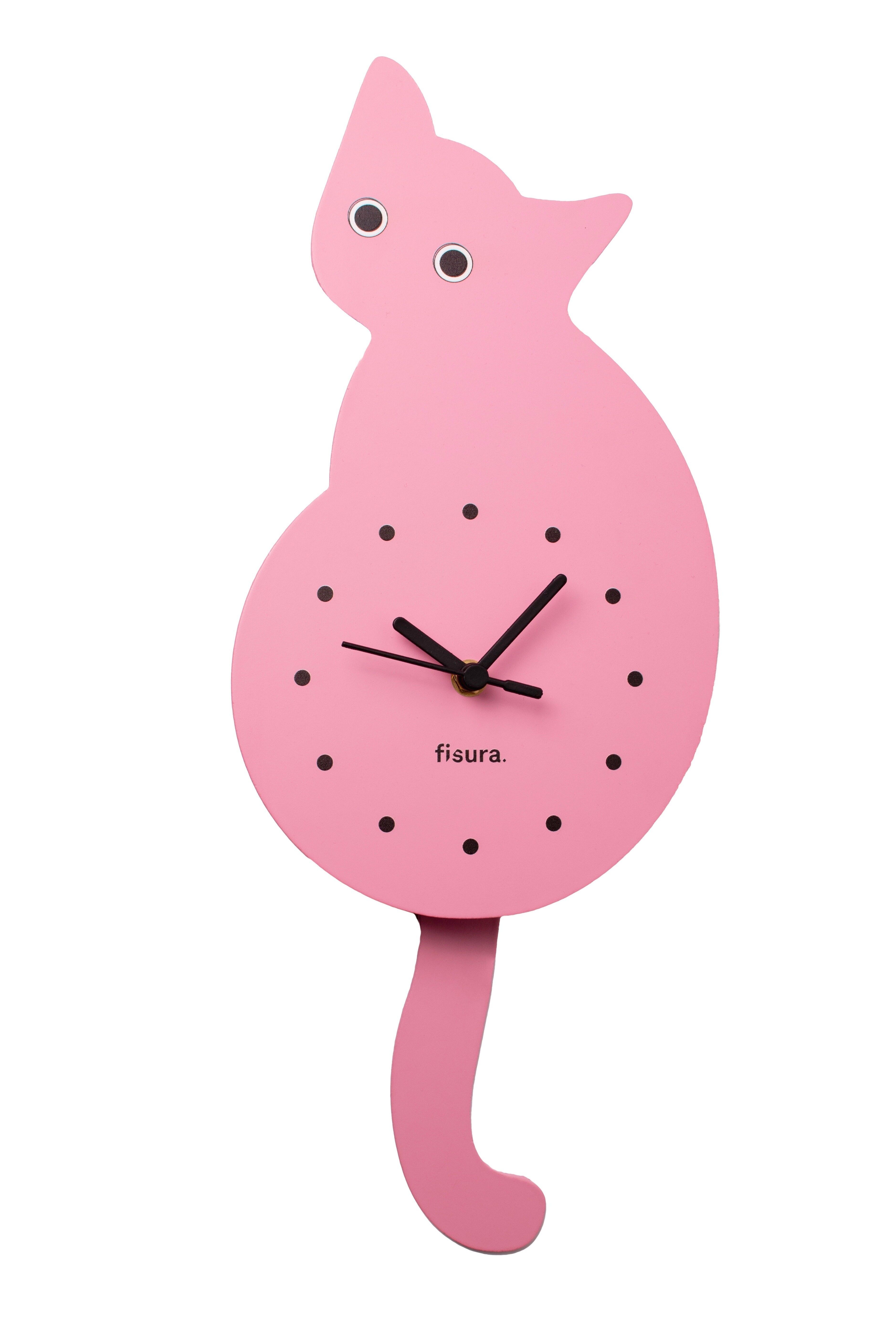 Buy wholesale Cat clock - pink