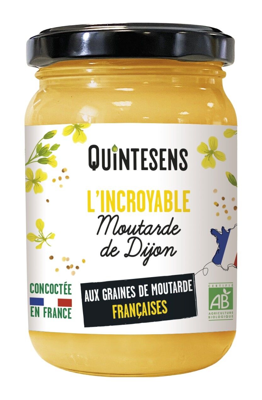 Achat L'Incroyable Moutarde Française et Bio, Sauce concoctée dans le ...
