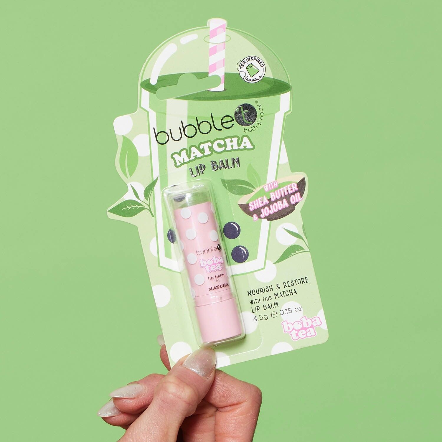 Buy wholesale Matcha Lip Balm - Boba Tea Edition (4.5g)