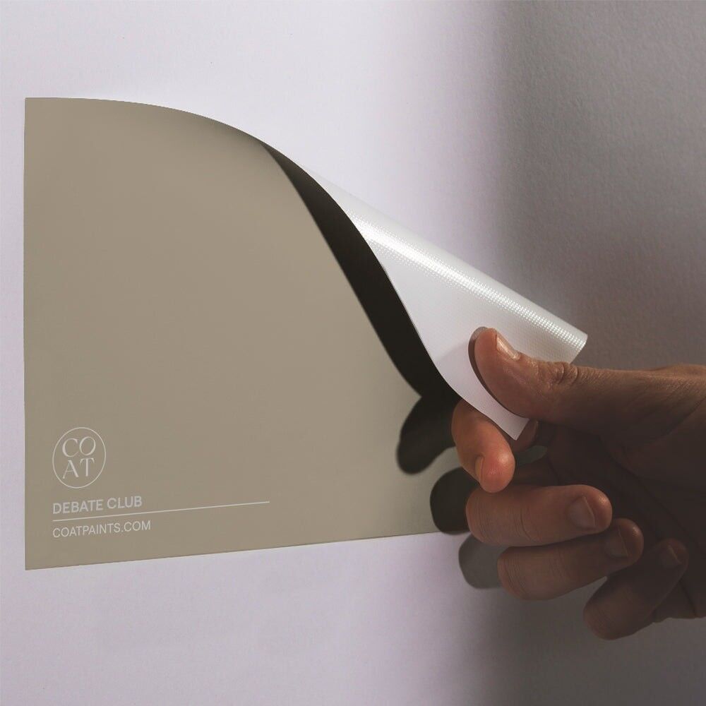 Buy wholesale Deep Greige Peel & Stick Paint Sample 'Debate Club'