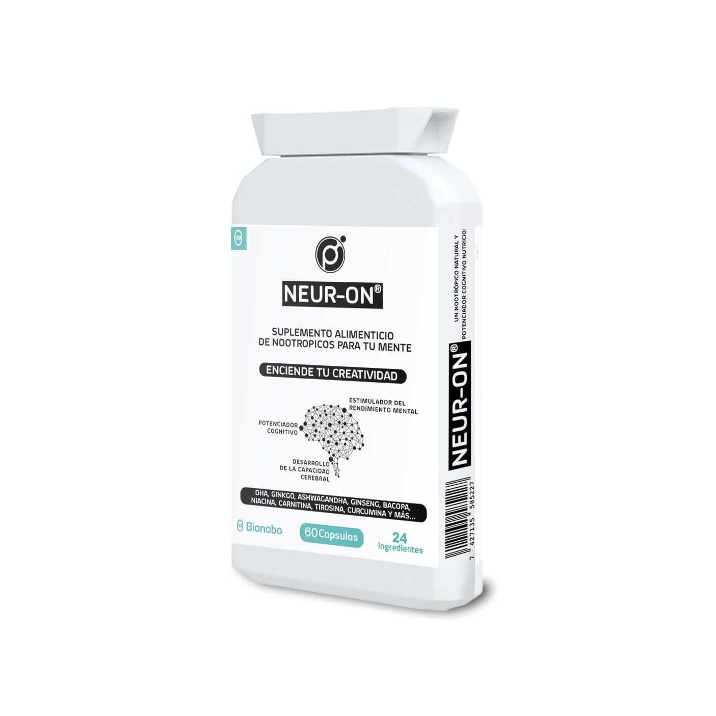 Achat NEUR-ON® | Nootropiques | 60 capsules. | Ashwagandha, Bacopa ...