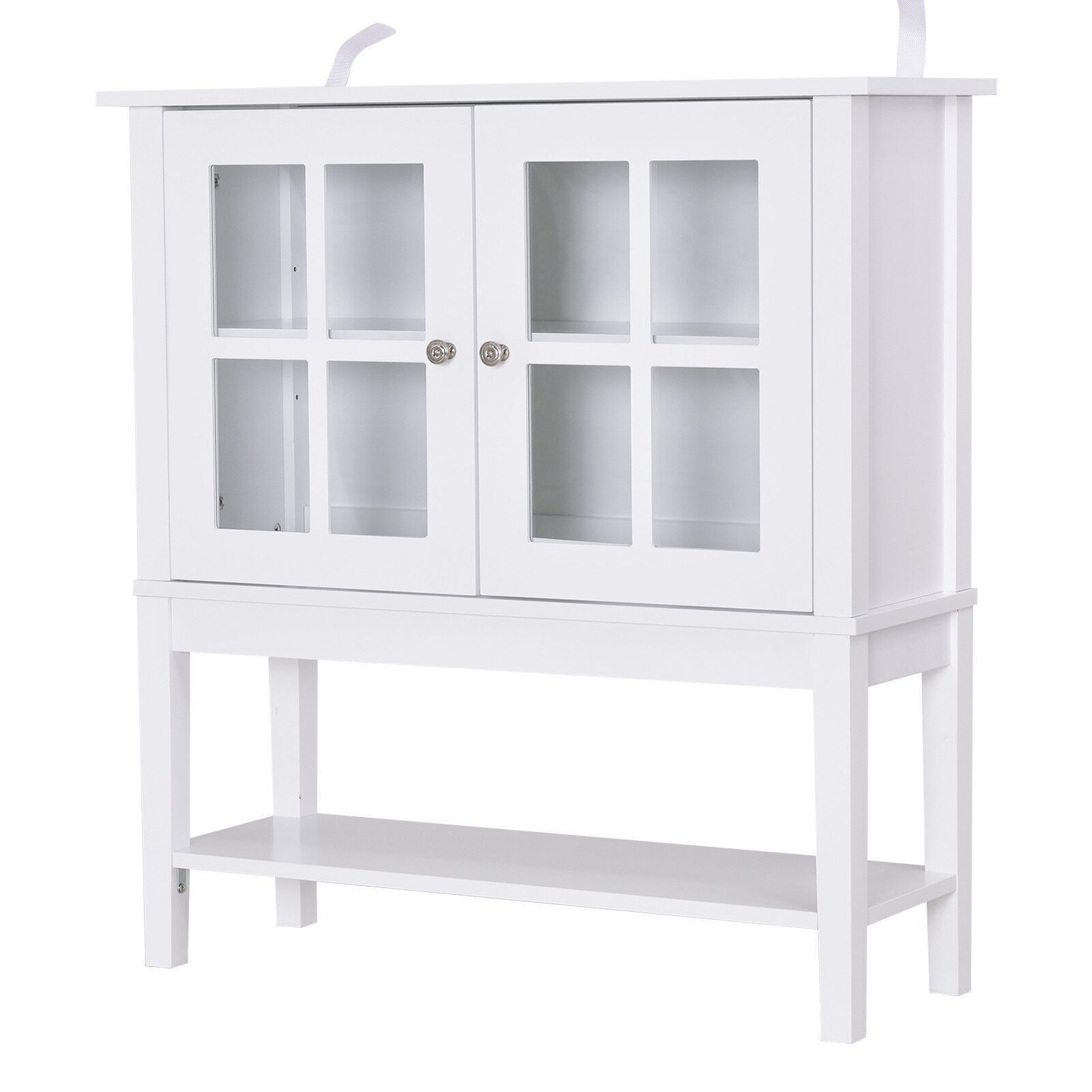 Buy wholesale Dresser sideboard storage cabinet - 2 glass showcase ...
