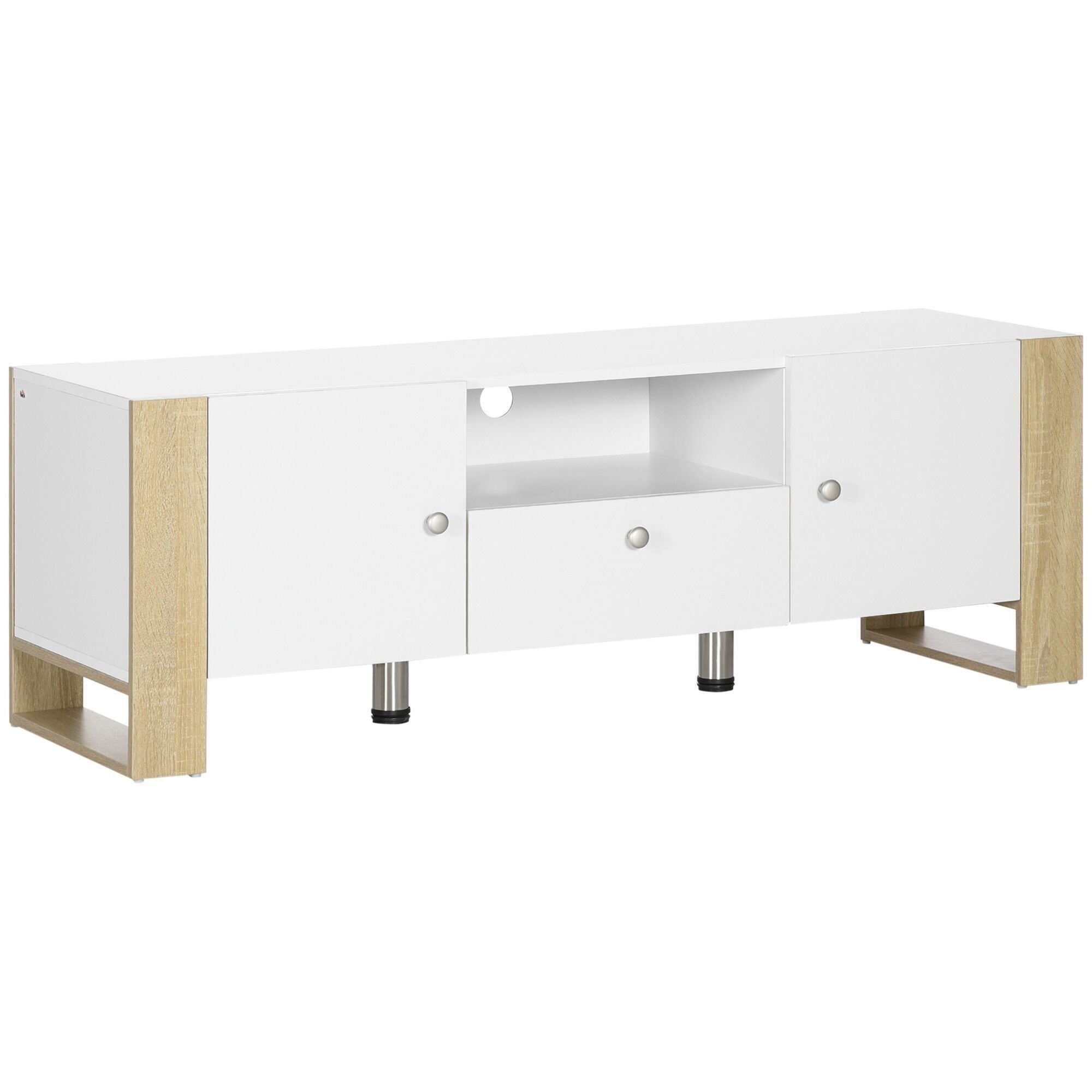 Buy wholesale TV cabinet 2 doors 1 drawer 1 niche with cable gland dim ...