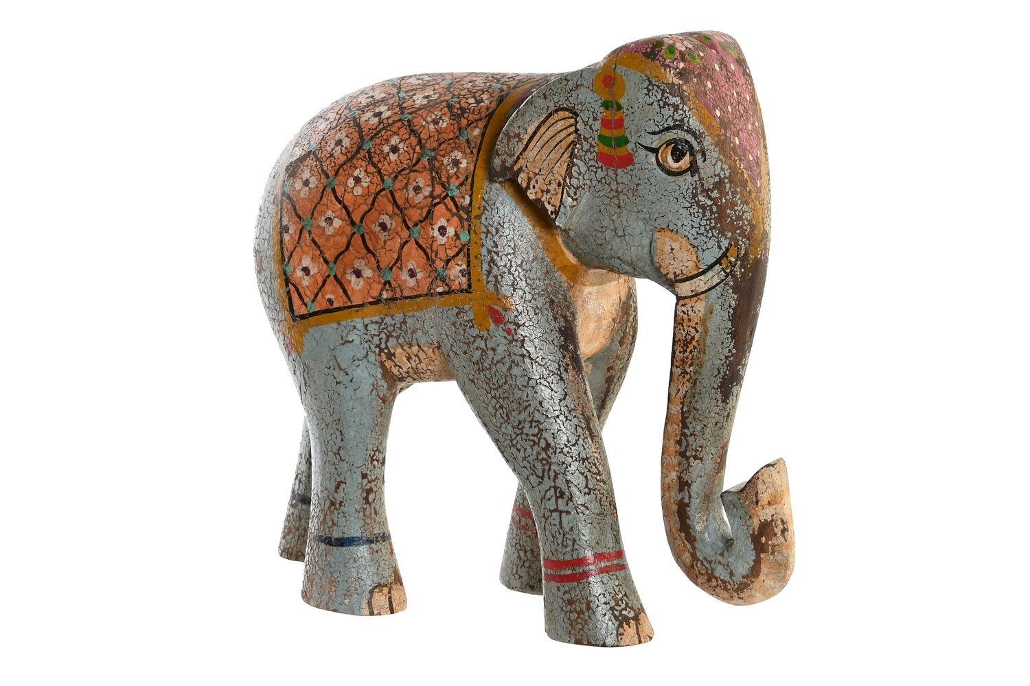Buy wholesale FIGURE MANGO 29X12X26 BLUE AGED ELEPHANT FD201908