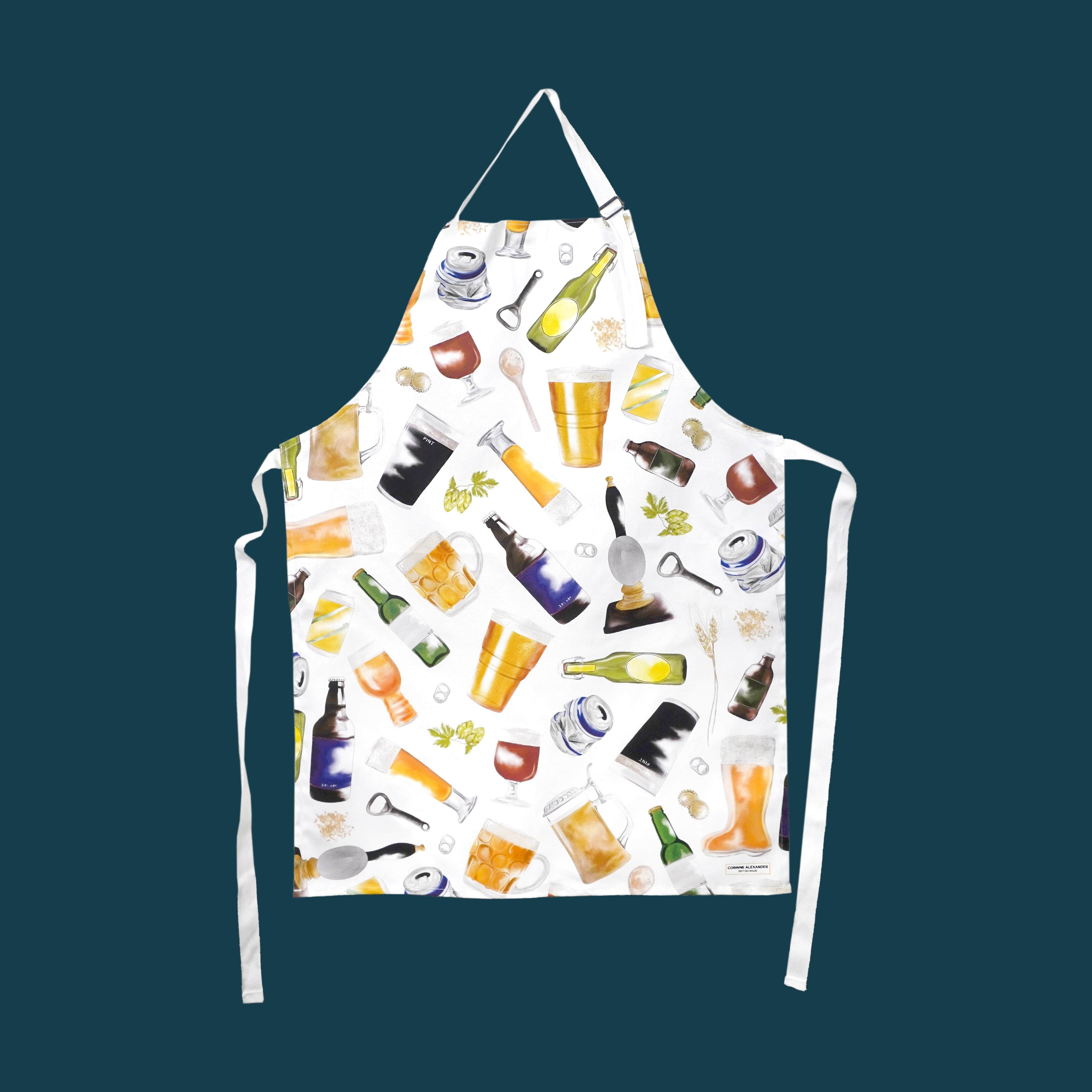 Buy wholesale Beer Apron - British Made - 100% Cotton Apron - Beer