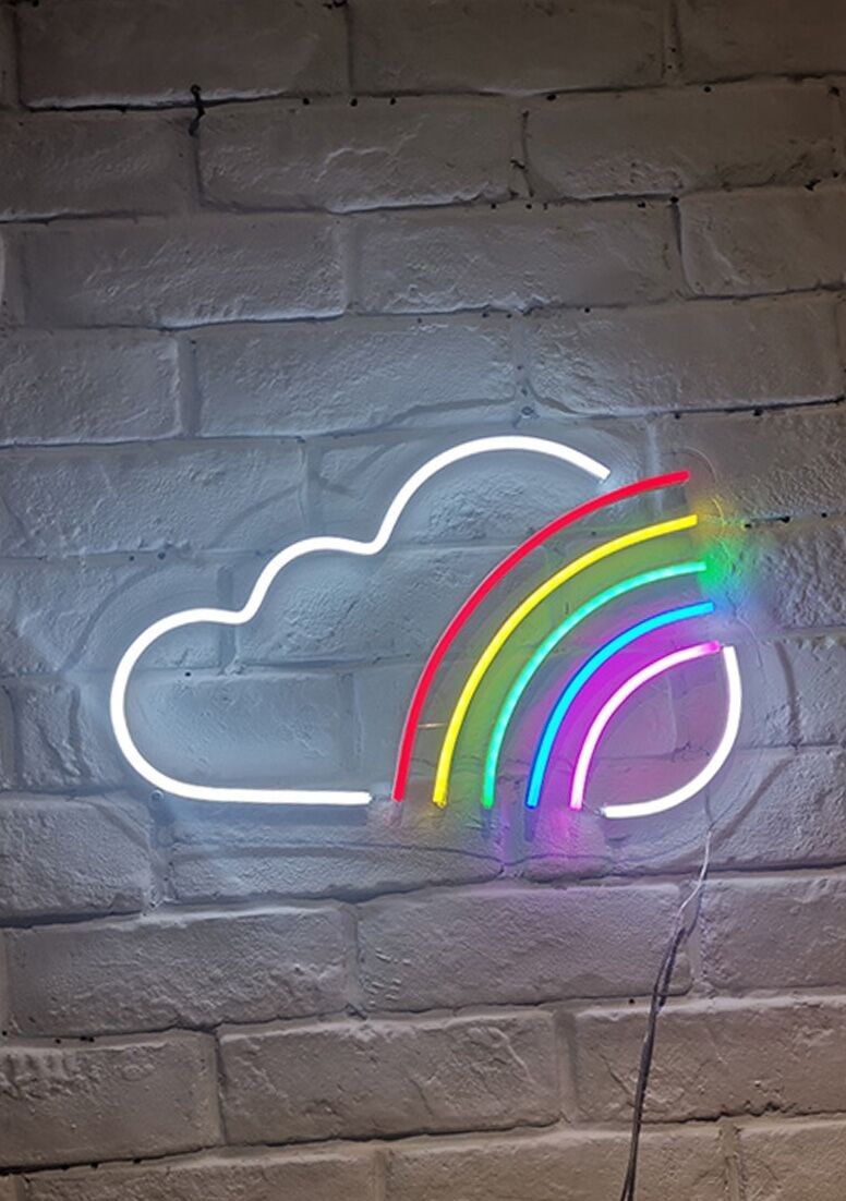 Buy wholesale OHNO Home accessories Neon Sign - Rainbow with Cloud