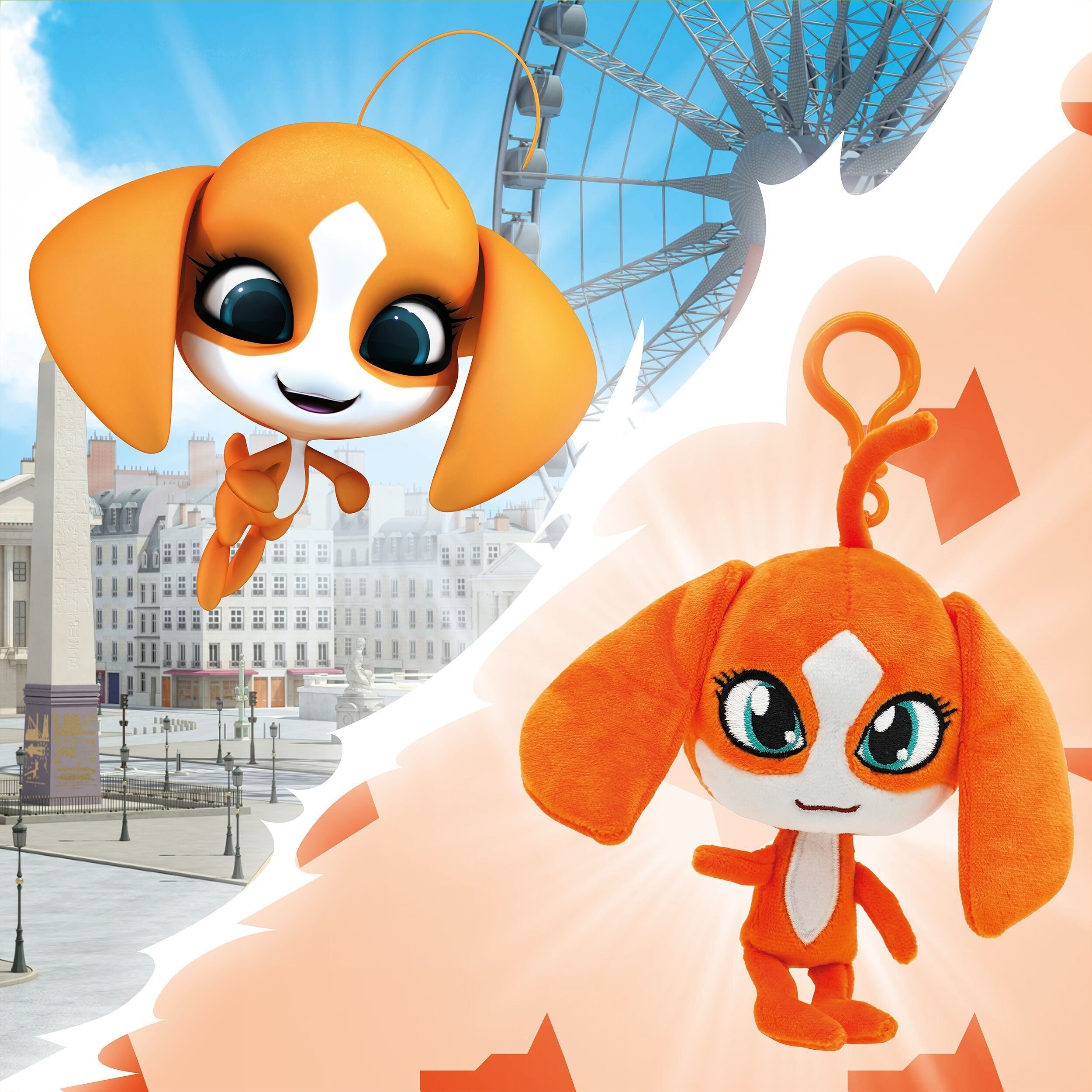 Achat Miraculous Ladybug - Kwami BARKK peluche chien pour enfants - 12 ...