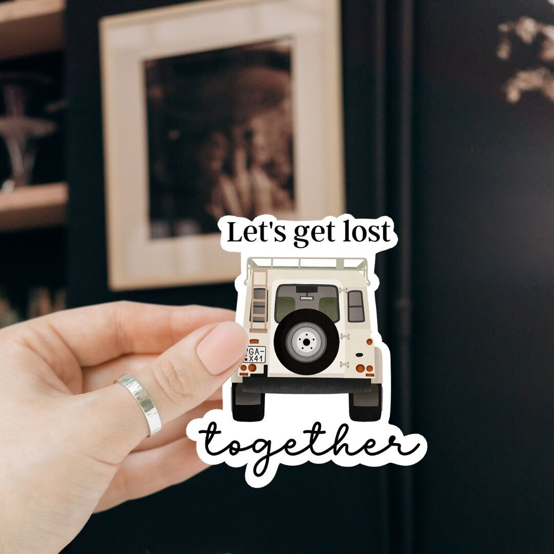 Achat Sticker Camper Van Love Vinyl - "Allons nous perdre" Sticker ...