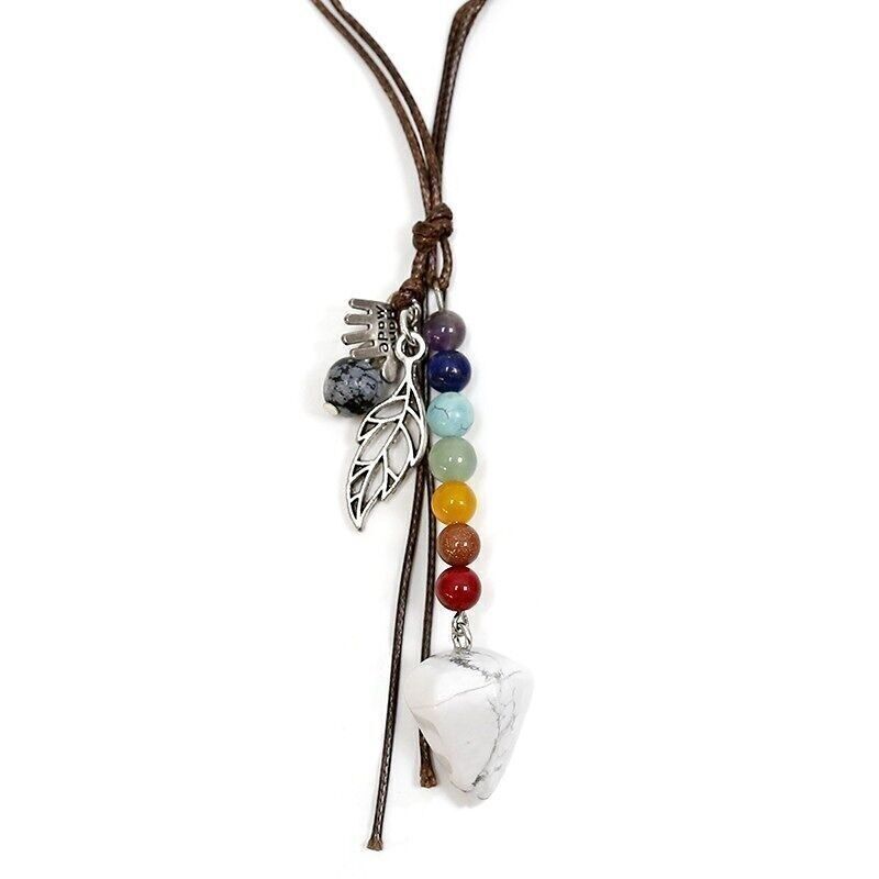 Buy wholesale 3 Chakras Pendants and howlite pendulum