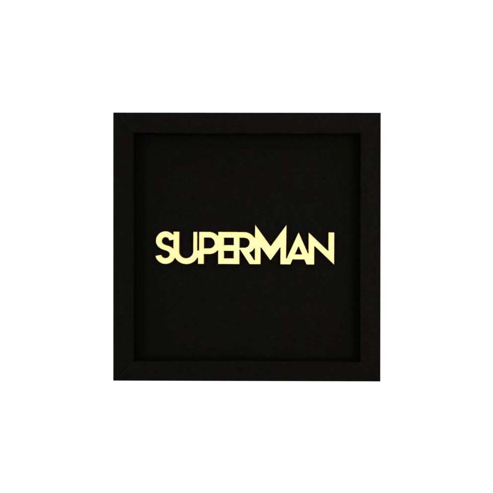 Buy wholesale Superman - frame card wood lettering