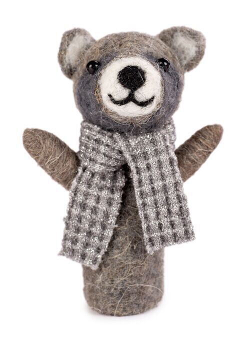 Buy wholesale Finger puppet “Bear” 10 cm VE 12