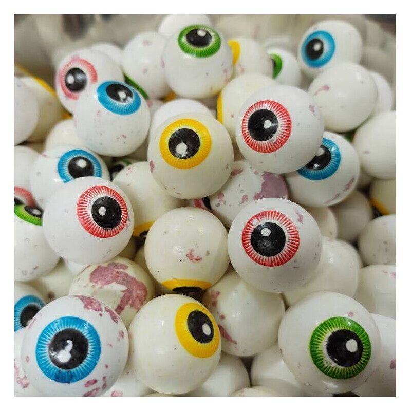 Buy wholesale Halloween Eye Chewing Gum - Terror Eyes Gum - Pack of 10 eyes