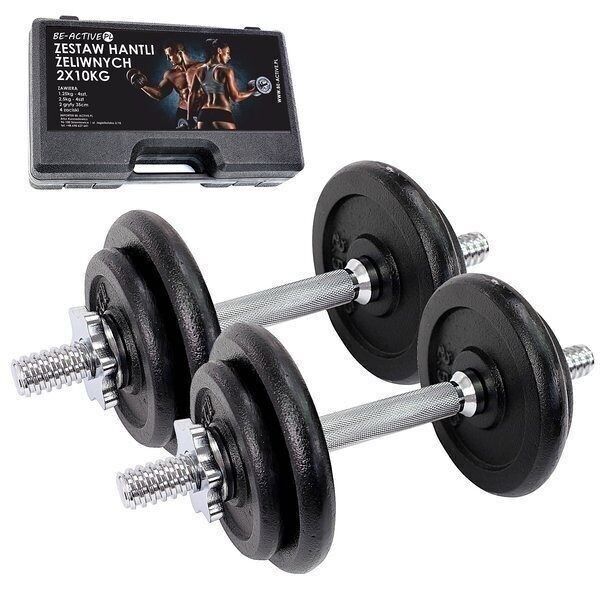 Buy wholesale Dumbbell set with case - dumbbell set 20 kg cast iron