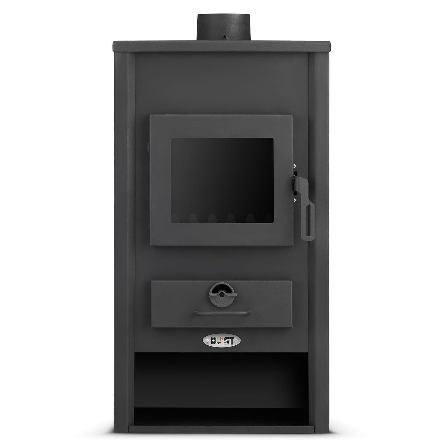 Buy wholesale Central heating wood stove with water jacket - 22kW ...