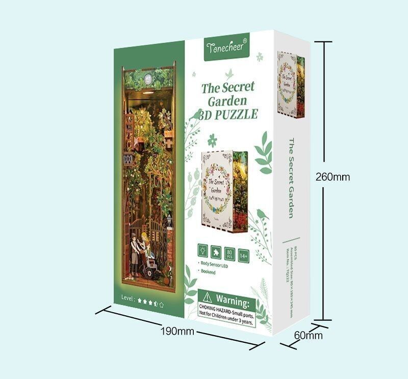 Kaufen Sie DIY Book Nook, The Secret Garden Buchstütze, Tone-Cheer ...