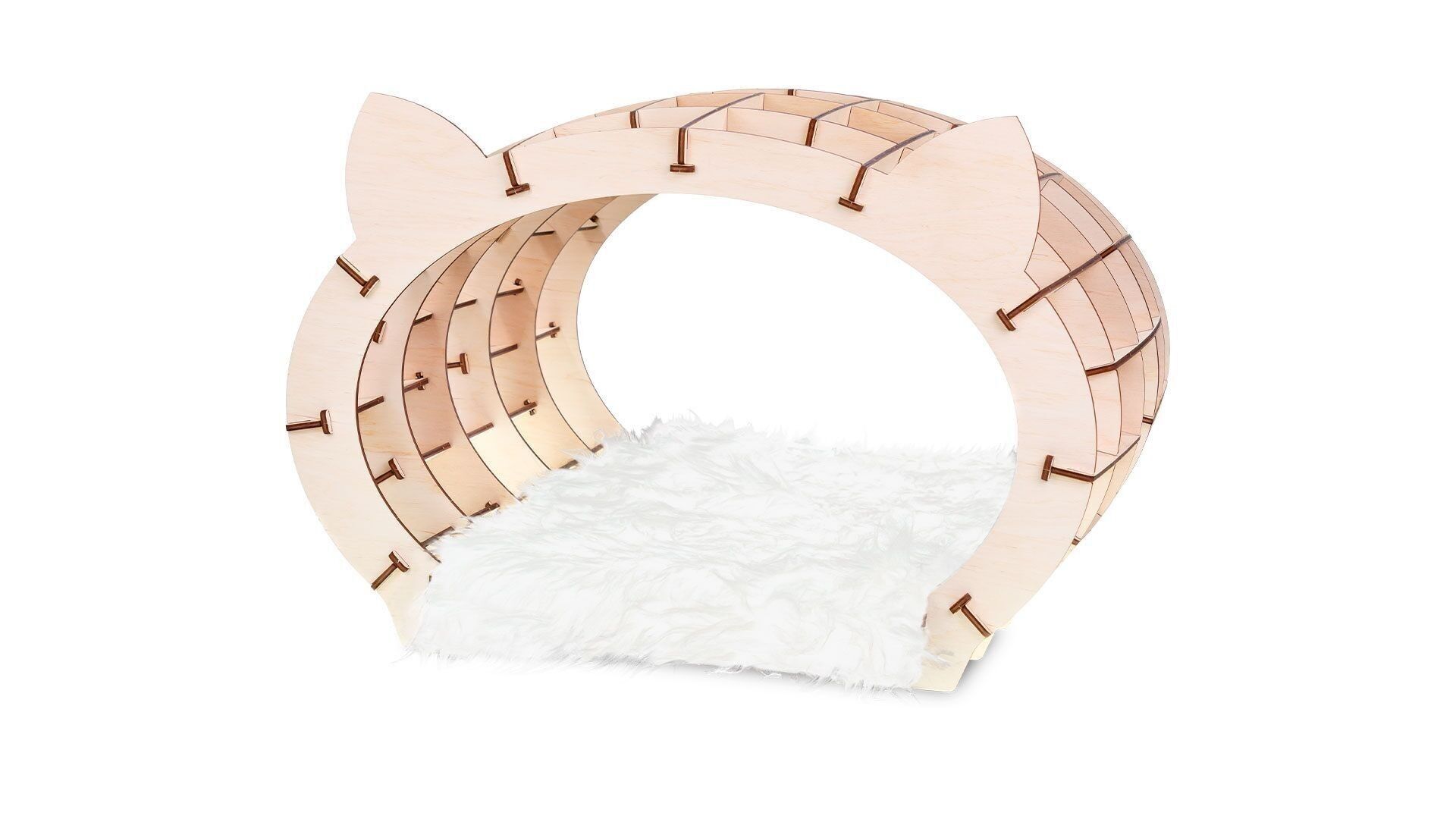 Buy wholesale DIY EWA 3D Construction Kit Wooden House for your Cat ...